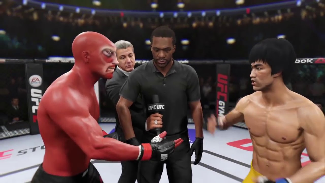 UFC BRUCE LEE vs. RED DEVIL GIANT " KNOCK RED ONE OUT !! EA SPORTS™ UFC ...