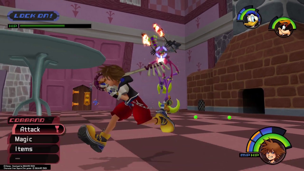 KINGDOM HEARTS Final Mix - Trickmaster Boss Fight (PS4) - YouTube