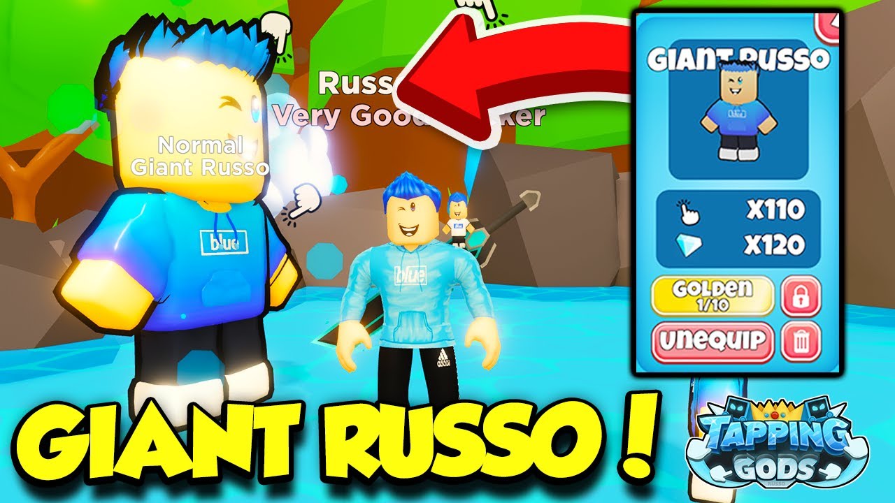 I BOUGHT THE GIANT RUSSO PET IN TAPPING GODS AND IT'S INSANELY OP ...