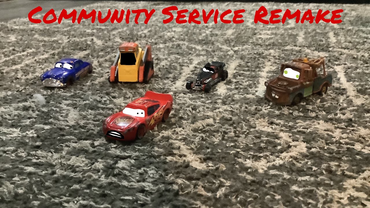 Community Service Cars Deleted scene remake - YouTube