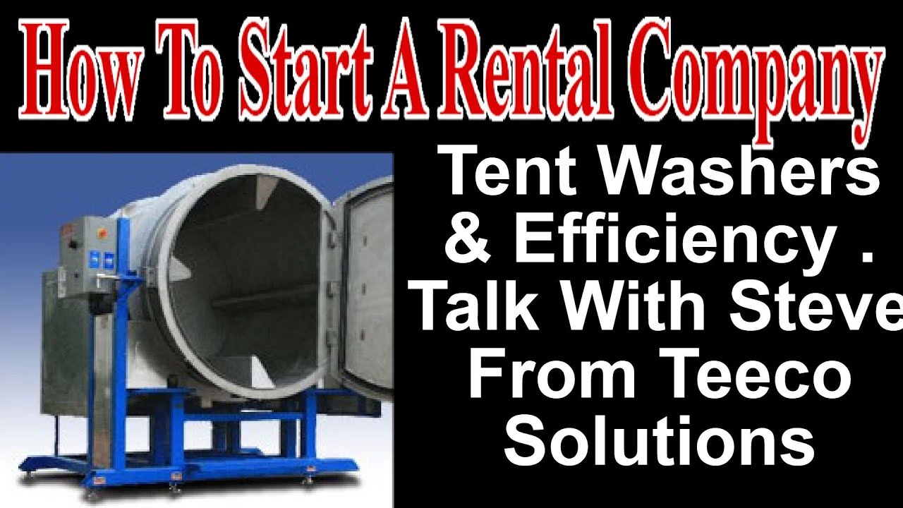 Tent Washing & Efficiency | A Talk With Steve From Teeco Solutions ...