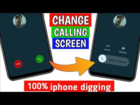 Caller Screen Change 😍 / iphone digging / Caller screen change keise ...