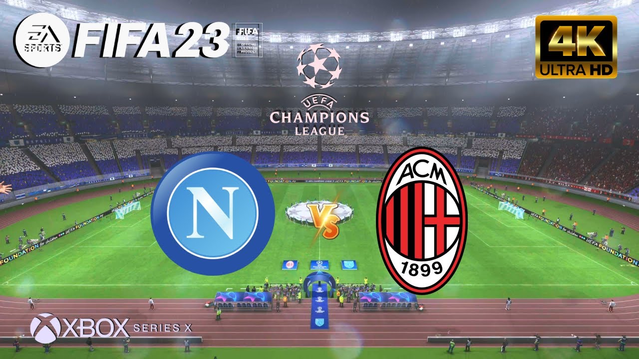 FIFA 23 - Napoli vs Milan | UEFA CHAMPIONS LEAGUE | Next Gen XBOX ...