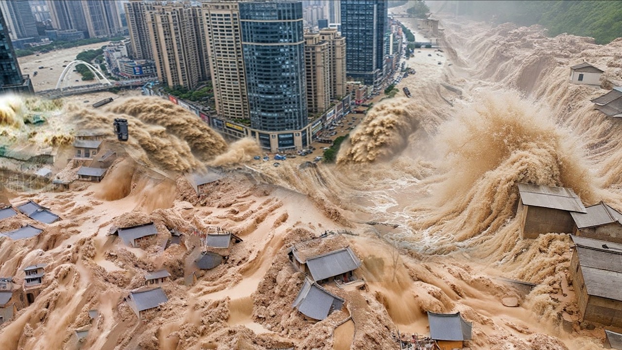 China’s Capital Beijing Hit by Mega Flooding Again — Streets Turn to ...