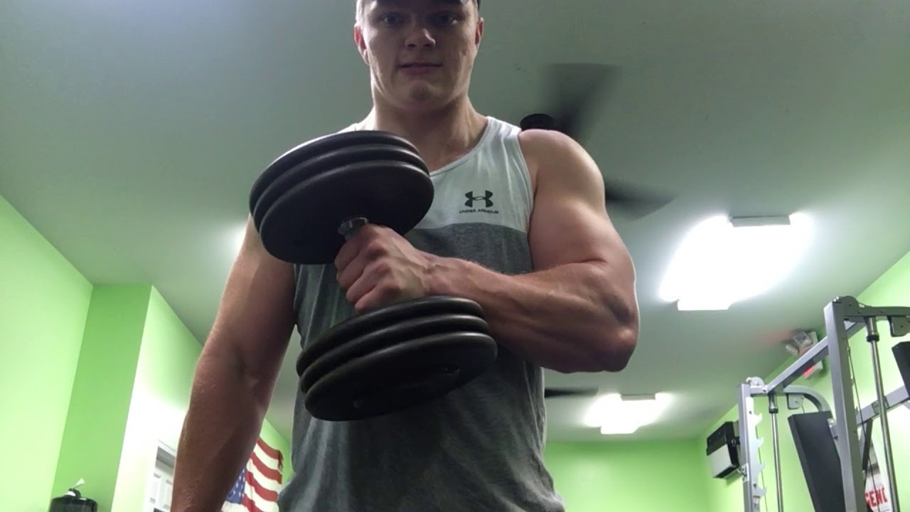 Heavy Bicep Workout w/ Commentary - YouTube
