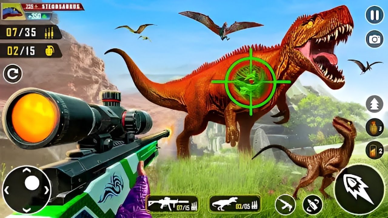 T-rex Deadly Dinosaur Hunting Game – Android #Gameplay - YouTube