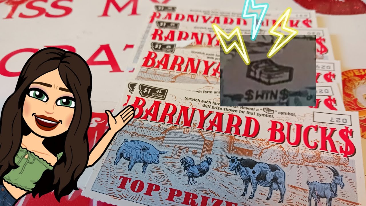 🚜Barnyard Bucks!!!🚜 New Montana scratch ticket! Symbol for the win ...