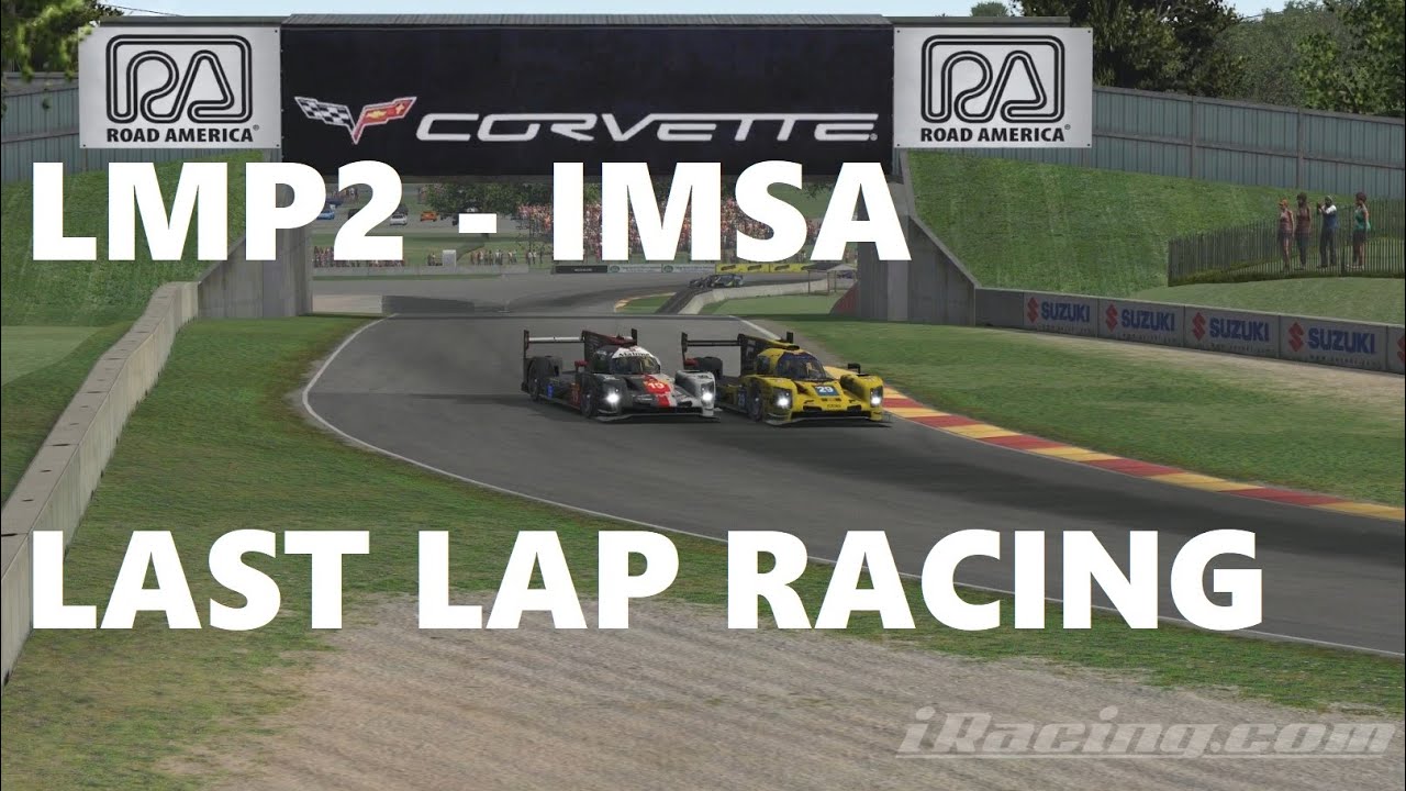 iRacing IMSA LMP2 Last Lap Battle | Road America - YouTube