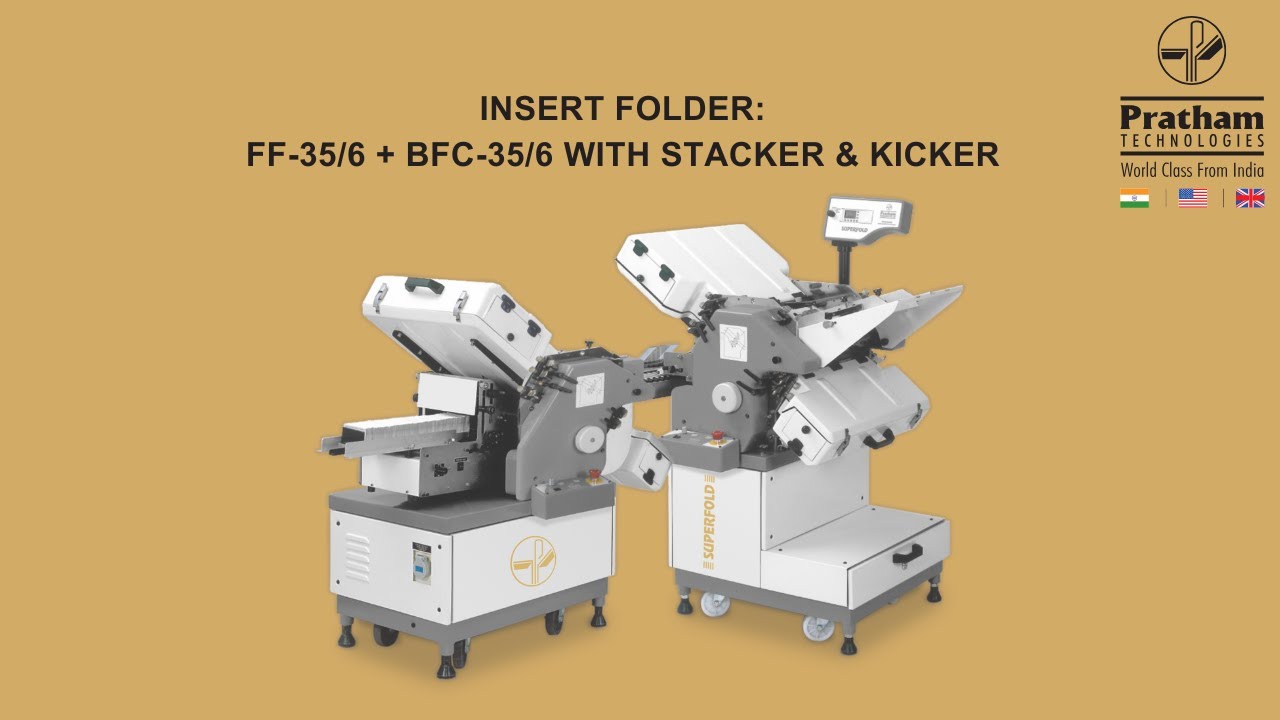 Insert Folder | Pharmaceutical Insert Folding Machine FF-35/6 with ...