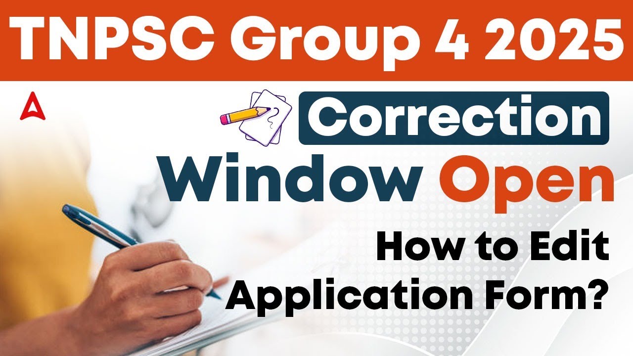TNPSC Group 4 Application Correction in Tamil | How to Edit TNPSC ...
