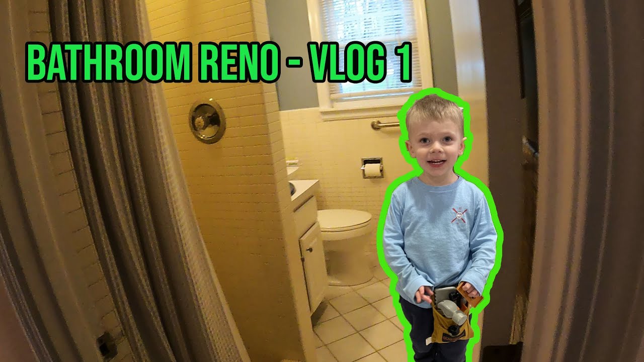 Bathroom Renovation - Vlog 1 - YouTube