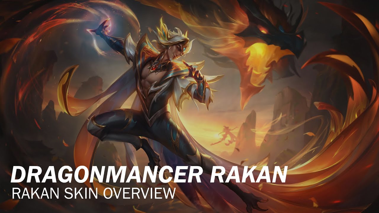 Dragonmancer Rakan Skin Preview - League of Legends - YouTube