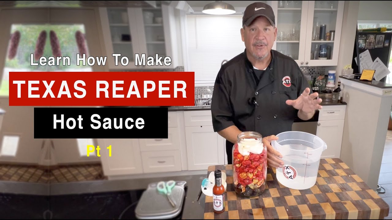 How to Make Texas Reaper: One of my Favorite Fermented Hot Sauces - YouTube