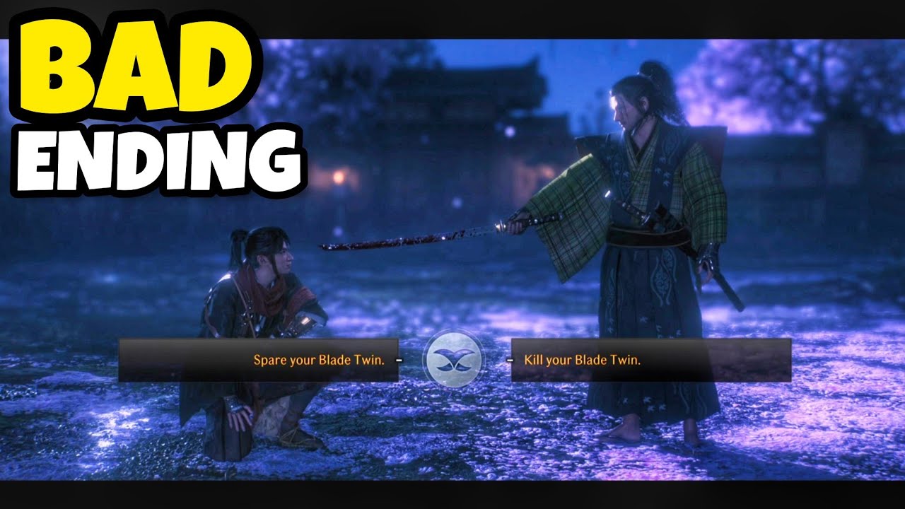 Rise of the Ronin BAD ENDING - Kill Your Blade Twin Choice - YouTube