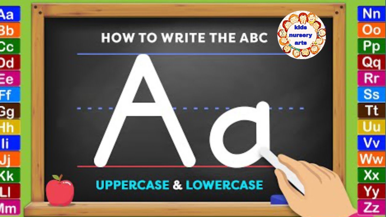 ABC Song/learn ABC Alphabet For kids/AforApple /Uppercase And Lowercase ...