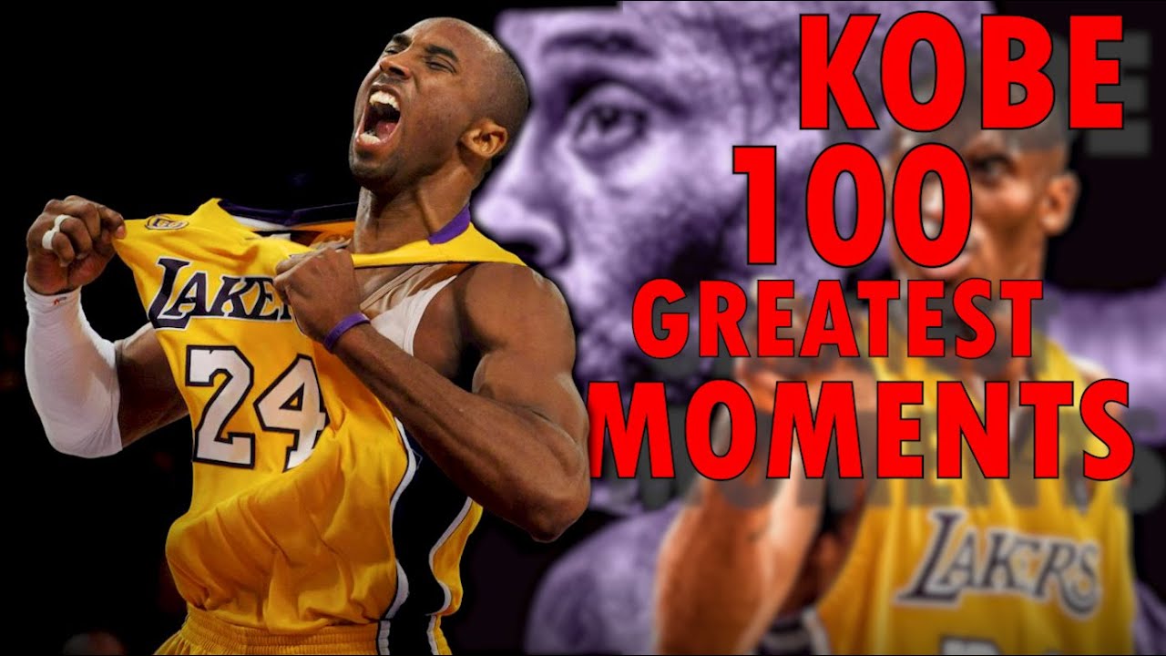 Top 100 Greatest Moments of Kobe Bryant's Career Greatest Player of All ...