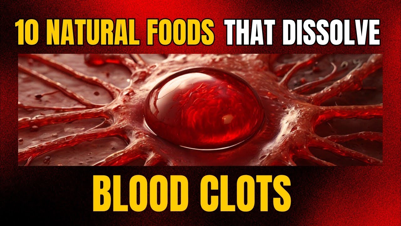 10 NATURAL FOODS THAT DISSOLVE BLOOD CLOTS - YouTube