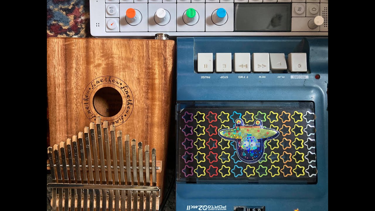 Live Improvised Kalimba + Tape Loop Drone - YouTube