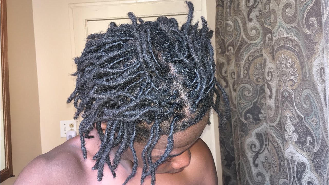 Braid Out On Dreads - YouTube