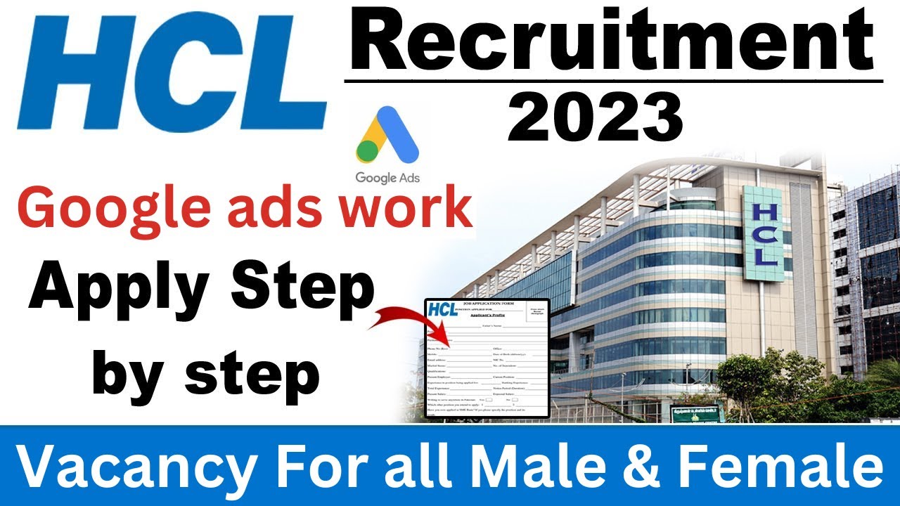 HCL Off campus Drive 2023 | HCL Tech Recruitment | Latest jobs 2023 in ...