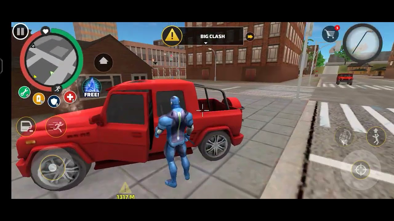 this game Rope hero vice town was very good and nice from shubh gamer ...