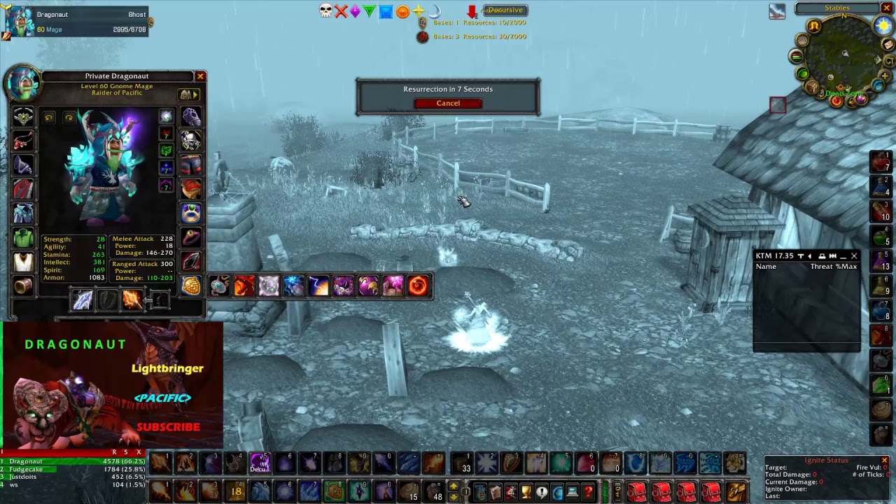 Dragonaut Vanilla WoW Livestream! Arathi Basin PvP! Pom Pyro Mage! Epic ...