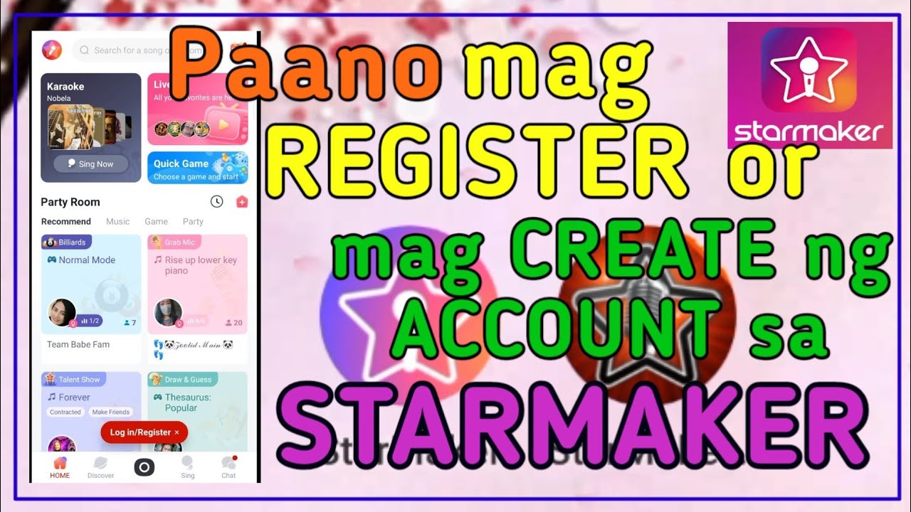 Paano Mag Create ng Account sa STARMAKER | Maricel Abadilla - YouTube