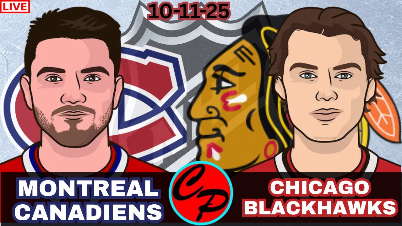 MONTRAL CANADIENS vs CHICAGO BLACKHAWKS NHL HOCKEY Game 3 LIVE GAME ...