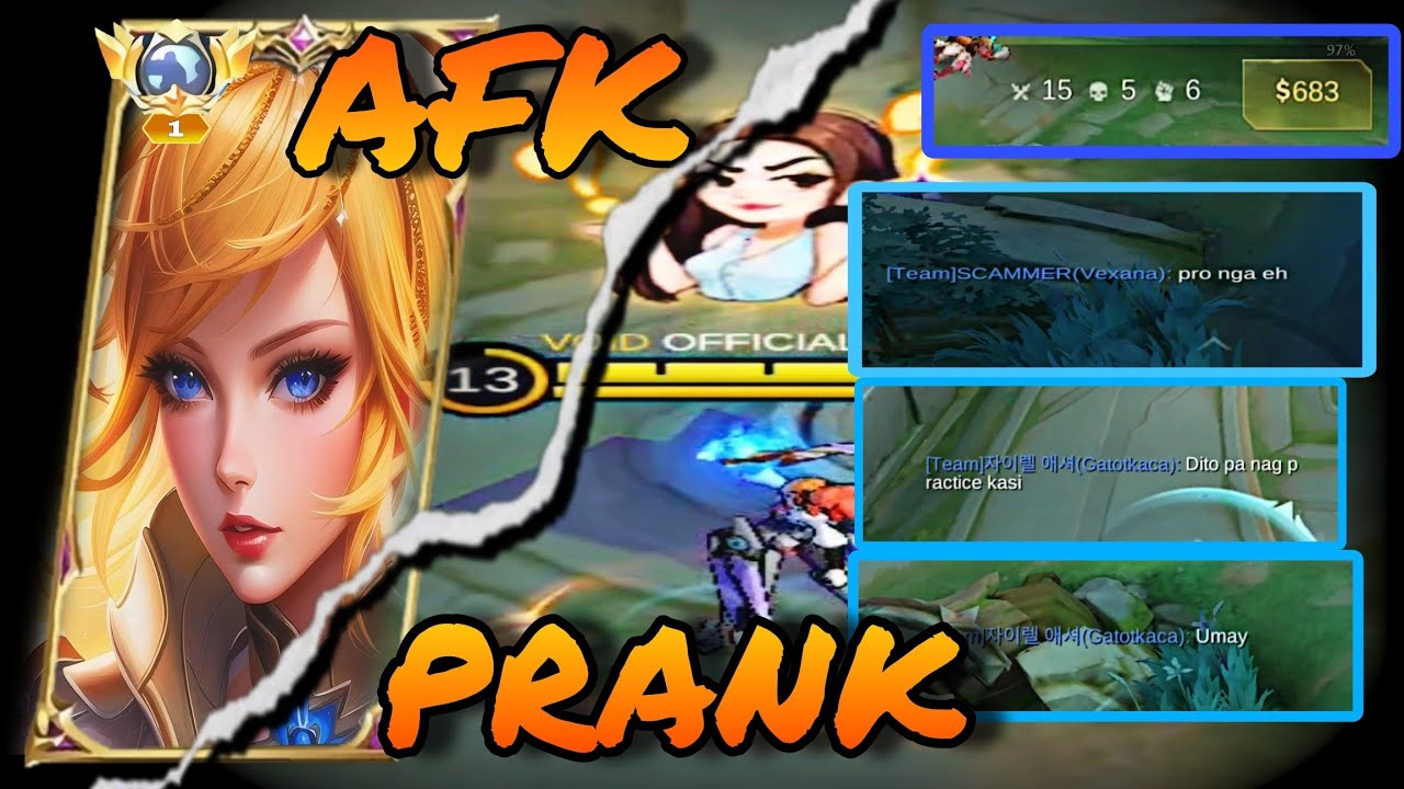 AFK PRANK BUT STILL GOT THE MVP |SOLO RANK GAME |MLBB - YouTube