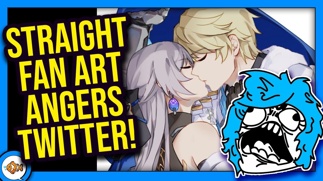 Straight Fan Art Makes Twitter MAD. - YouTube