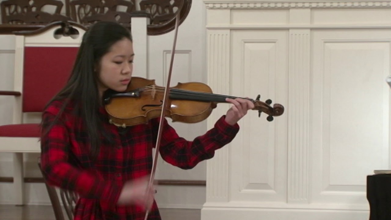 Mimi Fan Performs Sonata #1 in G minor, BWV 1001 by Johann Sebastian ...