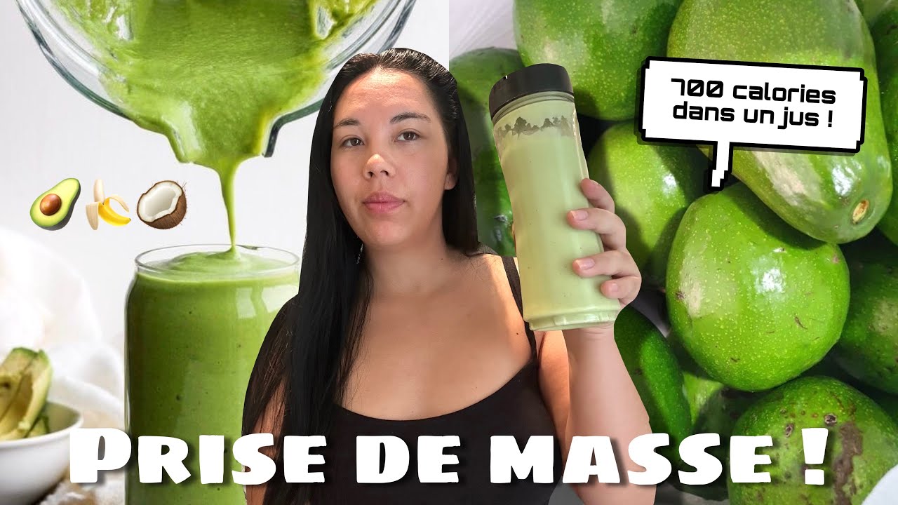 JUS AVOCAT BANANE / PRENDRE DU POIDS / PRISE DE MASSE - YouTube