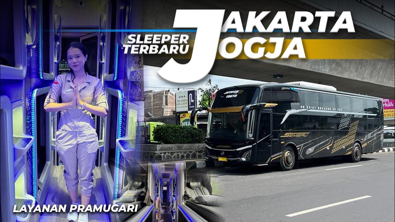 Pendatang baru langsung pakai Sleeper bus 😍 || Trip Semeru Jogja ...