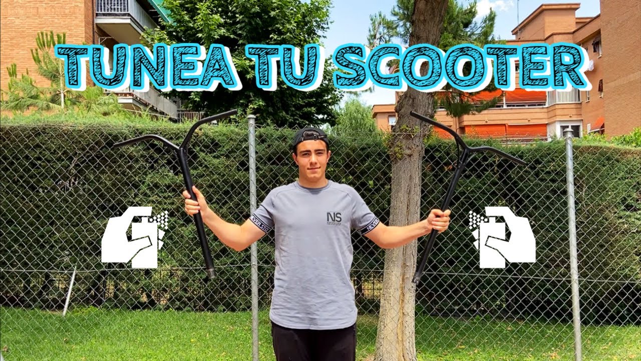 TUNEA TU SCOOTER!!! 1ºer EPISODIO (PINTANDO MANILLAR) - YouTube