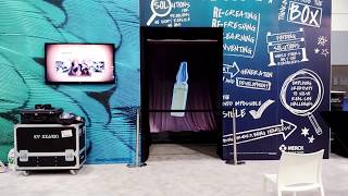 Merck full human size hologram in Atlanta, Ga. Virtual On