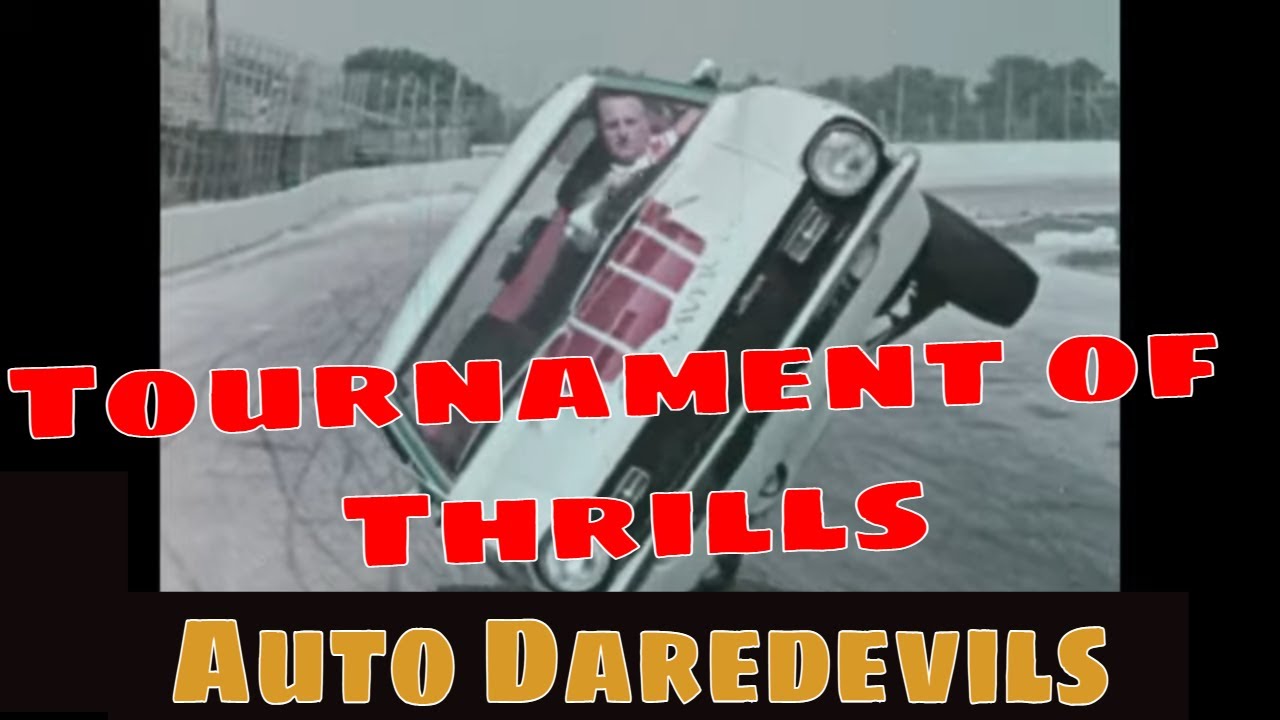 1970 TOURNAMENT OF THRILLS AUTO DAREDEVILS B.F. GOODRICH LIFESAVER ...
