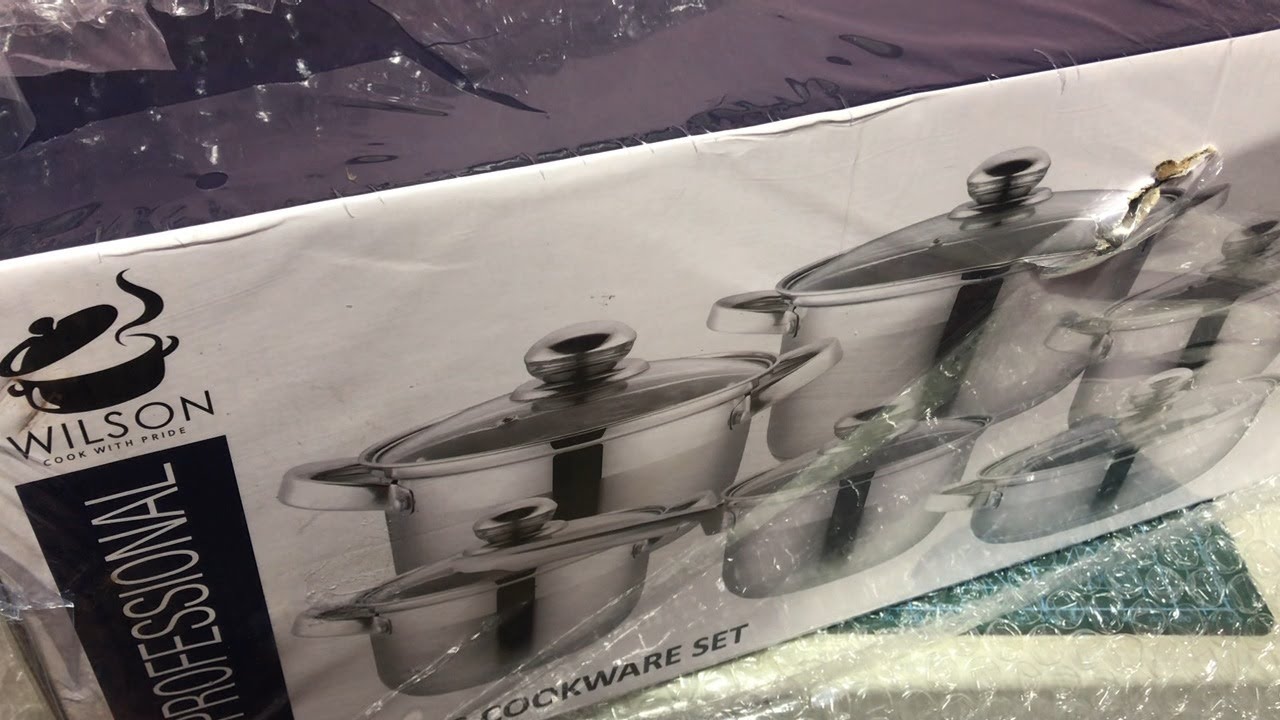Wilson Cook With Pride 12 pieces cookware set - pasabuy - YouTube