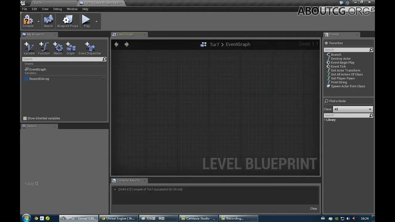 UE4 08 006 物体空间变换 设置旋转及尺寸数值 - YouTube