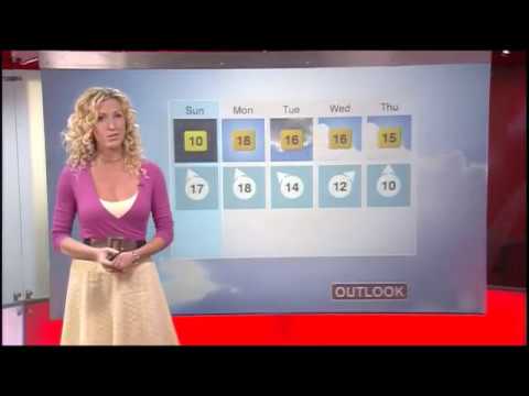 Kaddy Lee-Preston BBC London news weather October 23rd 2011 - YouTube