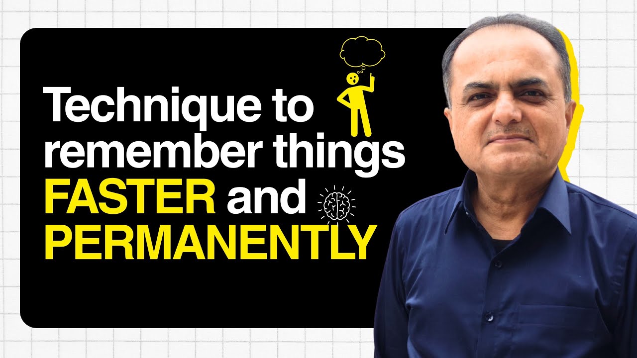 Technique to remember things FASTER and PERMANENTLY - YouTube