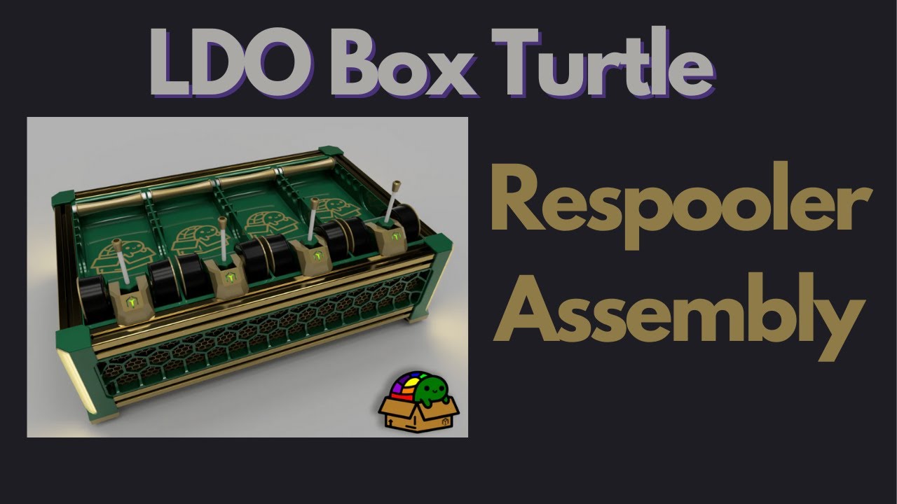 LDO Box Turtle Respooler Assembly - YouTube