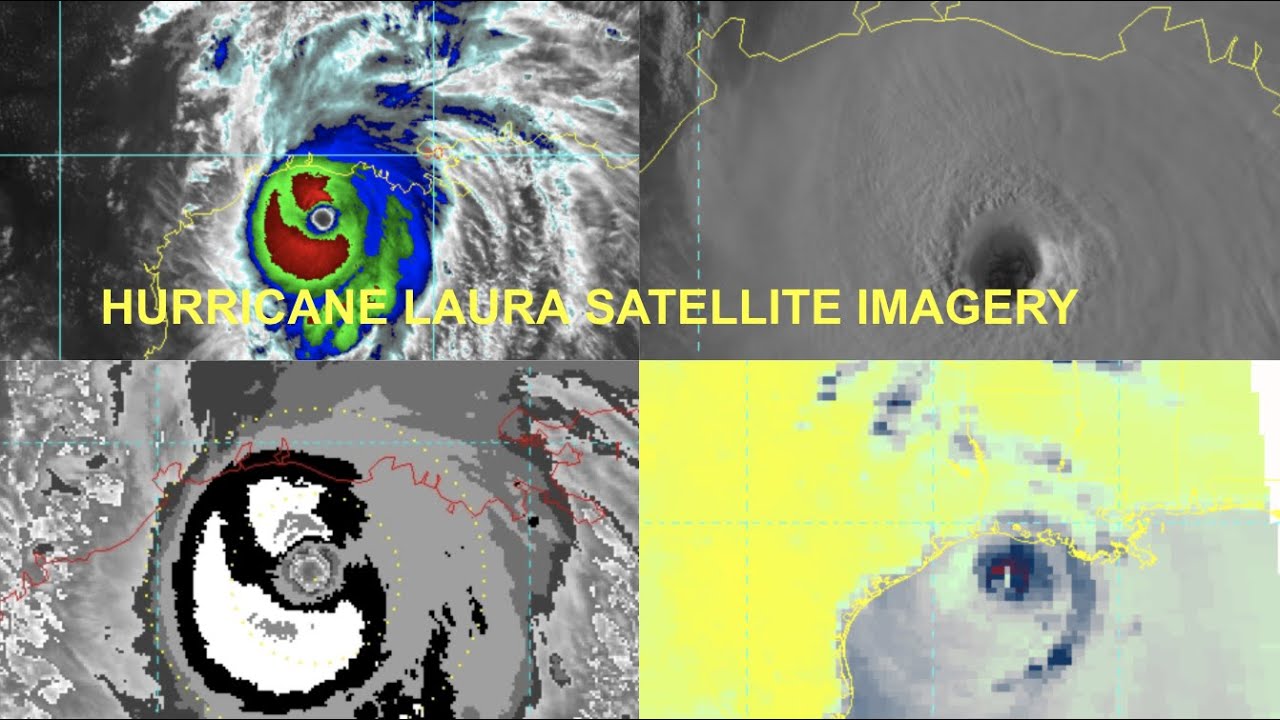 Hurricane Laura 2020 Satellite Imagery - YouTube