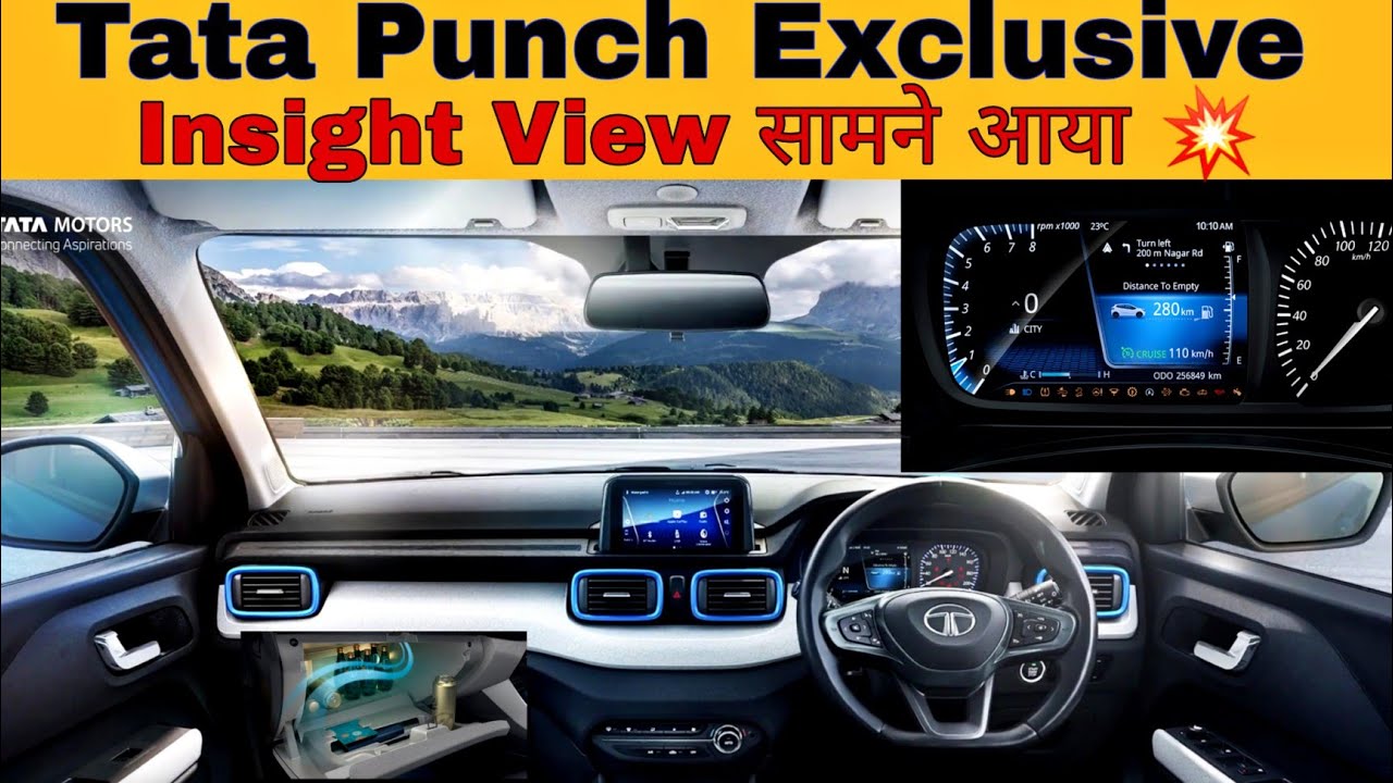 Tata Punch interior officially revealed 🙋‍♂️🥰 - YouTube