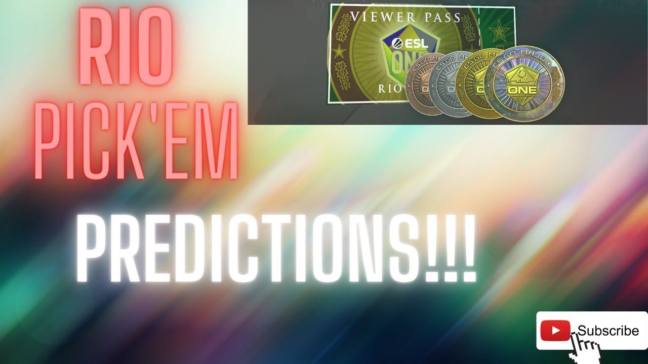 CSGO RIO 2022 pick'em predictions EASY WIN!!! - YouTube