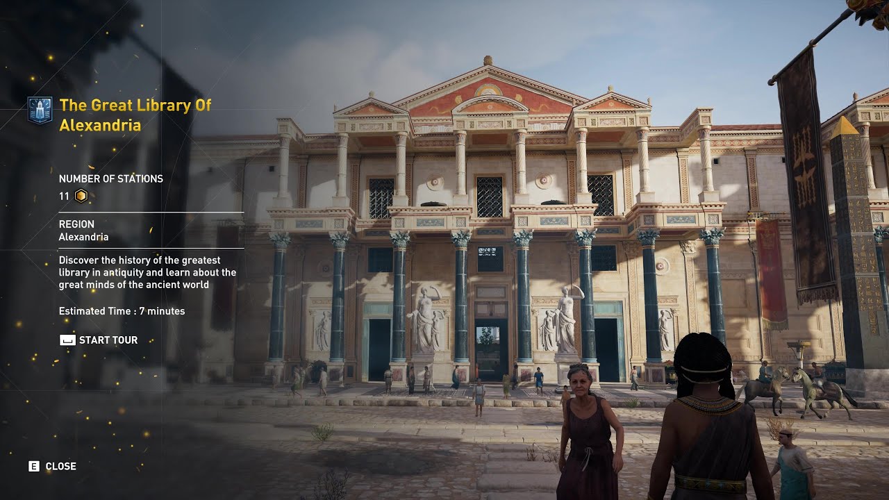 Assassin's Creed Origins PC - The Great Library of Alexandria - YouTube