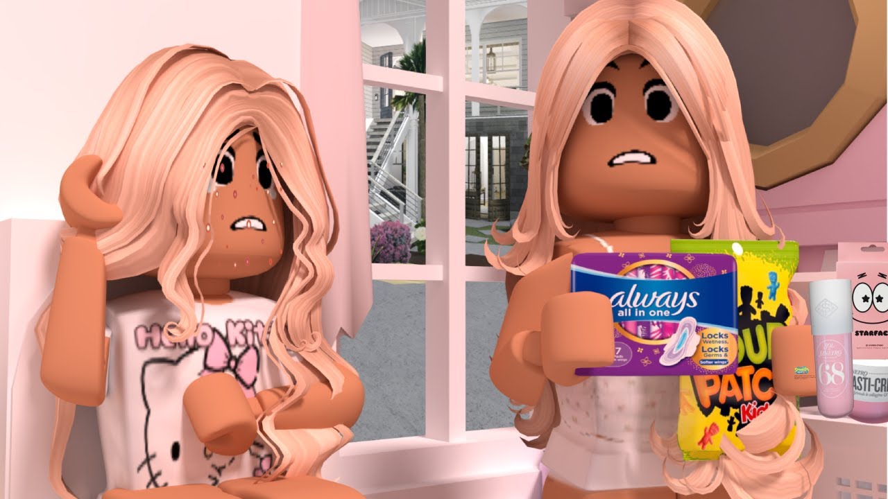MY NIECE HITS PUBERTY...*FIRST PERIOD, PIMPLES?! * VOICE Roblox ...