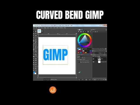 BELAJAR DESAIN GRAFIS, BIKIN EFEK CURVED BEND PADA TEKS DI GIMP - YouTube