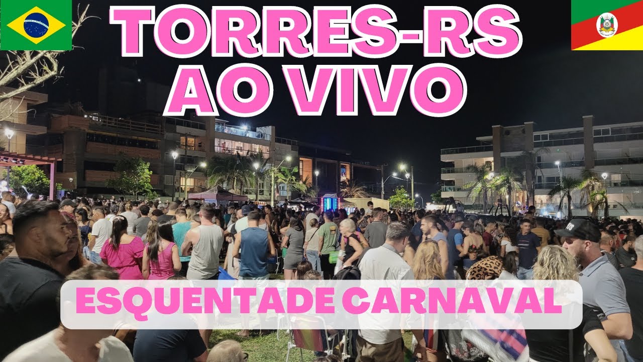 TORRES - RS - ESQUENTA DE CARNAVAL COM NIGHT GLOW - YouTube