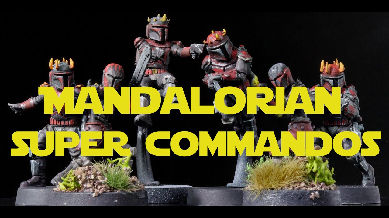 SW: Legion - Mandalorian Super Commandos Painting Timelapse ...