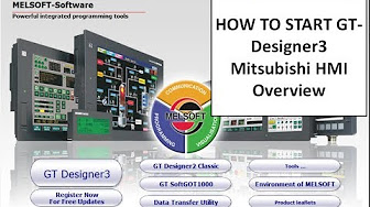 GT Designer MITSUBISHI HMI - YouTube